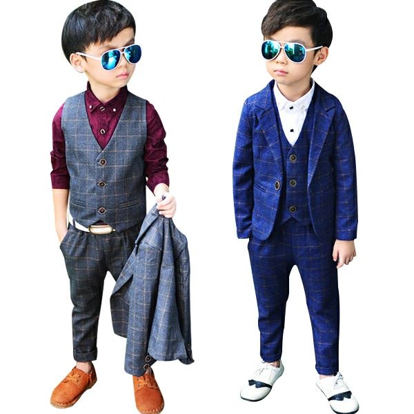 ベビ 発表会 フォーマル キッズスーツ 3点セット 紳士服 タキシード 子供フォーマル フォーマルスーツ チェック柄 男の子スーツ 子供スーツ 男の子スーツ チェック柄 フォーマルスーツ 子供フォメーカー希望小売価格はメーカーカタログに基づ...