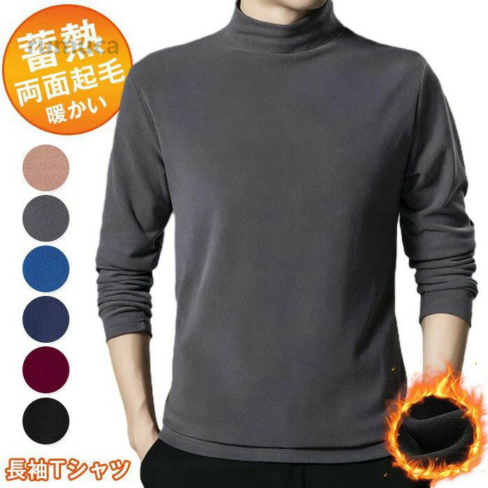 両面 蓄熱 暖かい 長袖 カットソー フリース ハイネック 長袖Tシャツ フリースカットソー ストレッチ 暖か メンズ モックネック マイクロフリース モックネック メンズ 暖か ストレッチ フリーメーカー希望小売価格はメーカーカタログに基...