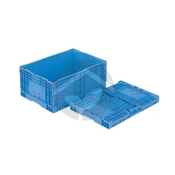 外寸：560×386×252mm 内寸：519×352×241mm 有効内寸：517×350×233mm 圧縮荷重：12.74kN(1300kgf) 材質：PP 内容量：44L 底面形状：格子リブ 特殊機構：短側面下部に印刷面有 オリタタミ...