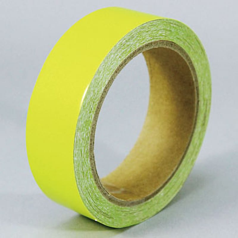 ●カラー：ライムイエロー ●サイズ：30mm巾×10m ●材質：ポリエステルつくし工房＞保護具・安全用品>テープ類 テープ＞反射テープ テープ＞蛍光テープ