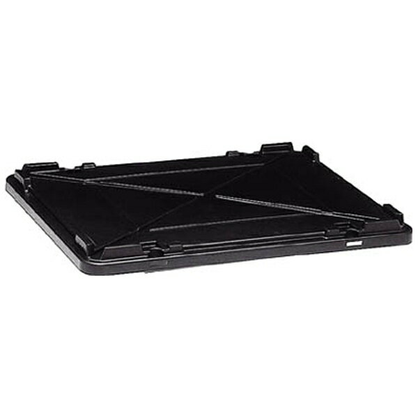 【仕様】色：黒、外形寸法(mm)間口×奥行×高さ：603×400×44、適合コンテナ：ED-18、ED-27、ED-36、ED-54、質量(kg)：0.84 【材質/仕上】 ■導電性ポリプロピレン（PP） 【原産国】日本