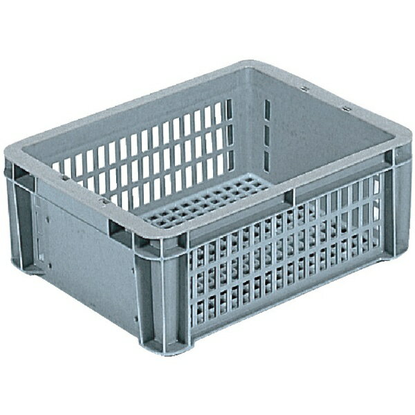 ■全面網目のスタッキングタイプです。 【仕様】容量(L)：8.7、色：ライトグレー、外形寸法(mm)間口×奥行×高さ：361×272×126、有効内寸(mm)間口×奥行×高さ：306×231×110、適用カード差し(別売)：両短辺2・4・1...