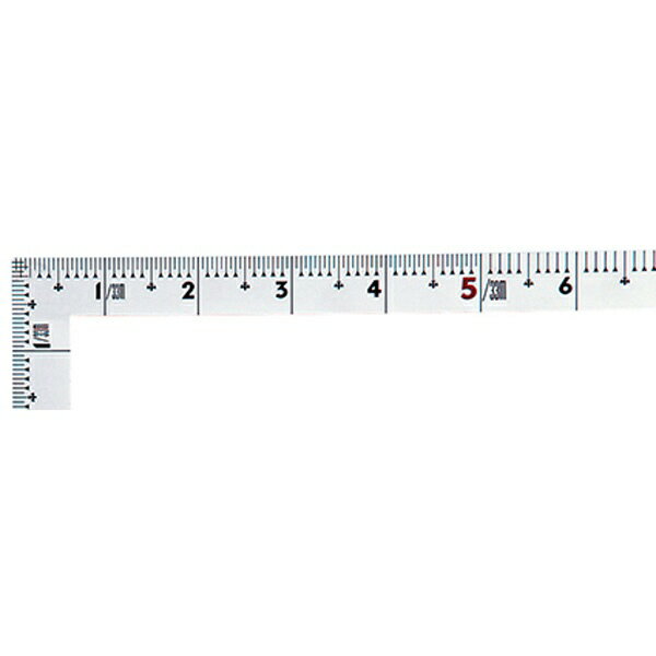 ■長さの測定、直角の確認やケガキ作業に使用する曲尺 ■本体の巾が19mmなので、2×4工法に最適です ■勾配が一目で測れる勾配目盛付きです ■シルバー加工で表面の反射を抑え目盛が読み取りやすくなっています ■サイズ：520×260×1（mm...