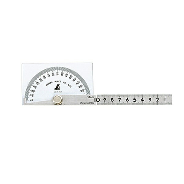 ■角度の測定やケガキ、長さ測定に使用するプロトラクター ■目盛はエッチングで刻み、黒クロムメッキを施してあるので取れません ■シルバー加工で表面の反射を抑え目盛が読み取りやすくなっています ■分度板が四角になっており、外縁を案内して使用でき...