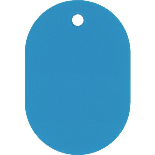 サイズ：60×40×2.5mm 材質：スチロール 仕様：4mmΦ穴×1 カラー：スカイブルー