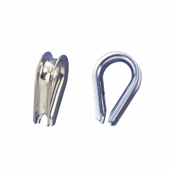 【用途】 ワイヤーの摩耗を保護する金具 呼び(ワイヤ径)：6mm L：36mm D：24mm 重量：11g