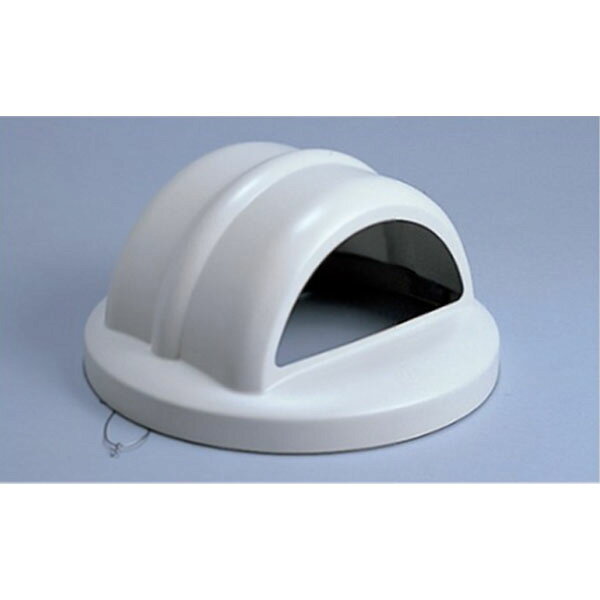 ■メーカー品番：877-27 ■サイズ：452φ×230mmH ■材質：ハイインパクトポリスチレン ■カラー：ベージュ ■重量：8.8kg ■グランドコーナー用蓋（一般ごみ用）