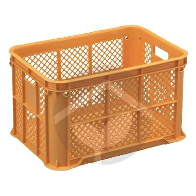 外寸：521×364×305mm 内寸：487×330×298mm 有効内寸：479×322×287mm 圧縮荷重：16.08kN(1,641kgf) 材質：PE 内容量：46.8L 底面形状：斜格子網目 3ツ組可能 ※注意※ 本商品は法人...