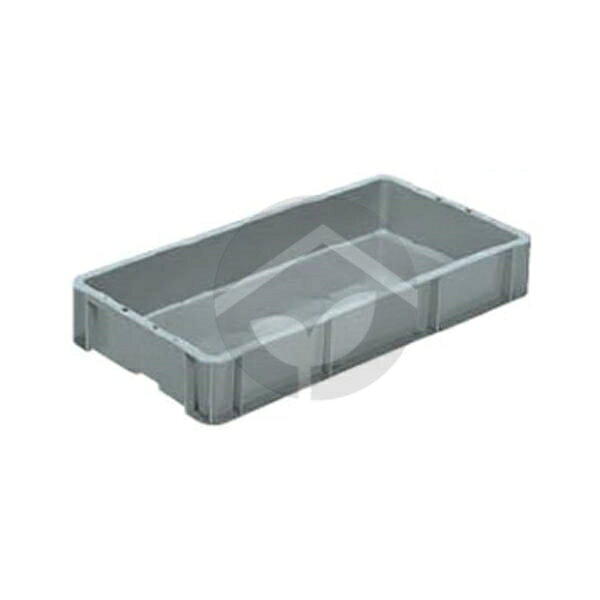 外寸：670×335×103mm 内寸：635×300×90mm 有効内寸：626×291×80mm 圧縮荷重：24.4kN(2490kgf) 材質：PP 内容量：16.8L 底面形状：TP格子リブ ※注意※ 本商品は法人様宛限定となります...