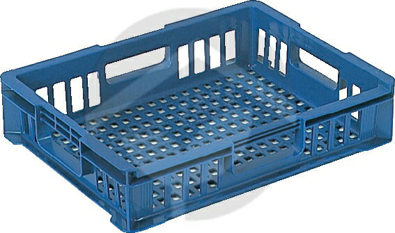 外寸：460×350×110mm 内寸：420×310×103mm 有効内寸：411×301×89mm 圧縮荷重：11.76kN(1200kgf) 材質：PP 内容量：13.1L 底面形状：格子網目 ※注意※ 本商品は法人様宛限定となります...