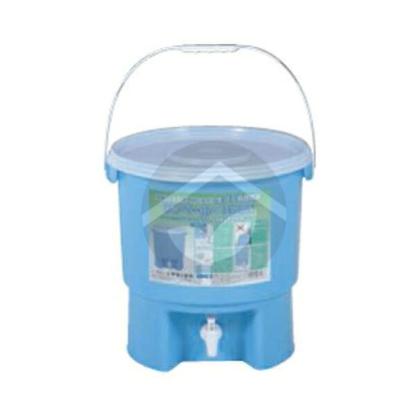 外寸：342×338×342mm 内寸：φ306×212mm 材質：本体・落しフタ/PP　フタ/PE ハンドル/PP 内容量：16L 落しフタ、ハンドル、蛇口コック付 寸法はセット寸法 ※注意※ 本商品は法人様宛限定となりますので配送先の屋...