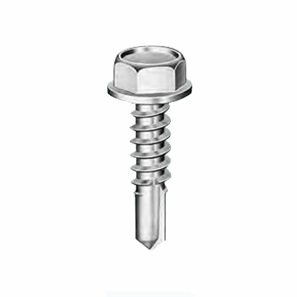 注意 木質系材料を締結する場合や下地鋼板と上部鋼板の間に間隔がある場合はドリルねじの性格上、板浮き現象が起こり、ねじの切り先部が折れることがあります。