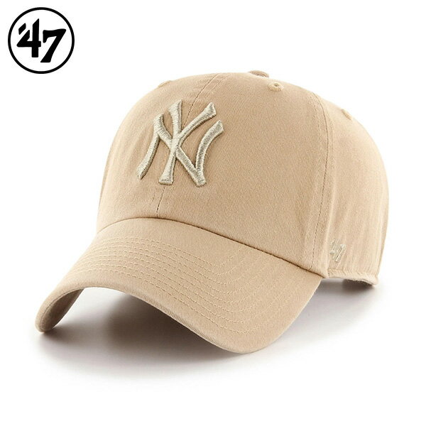 【シルエット】 47 CLEAN UP（クリーンナップ） 【品番】 14751182 【カラー】 ベージュ（カーキ） 【素材】 コットン 【サイズ】 OSFM Free(55cm～61cm) 【リーグ】 MLB 【チーム】 ニューヨーク・ヤ...