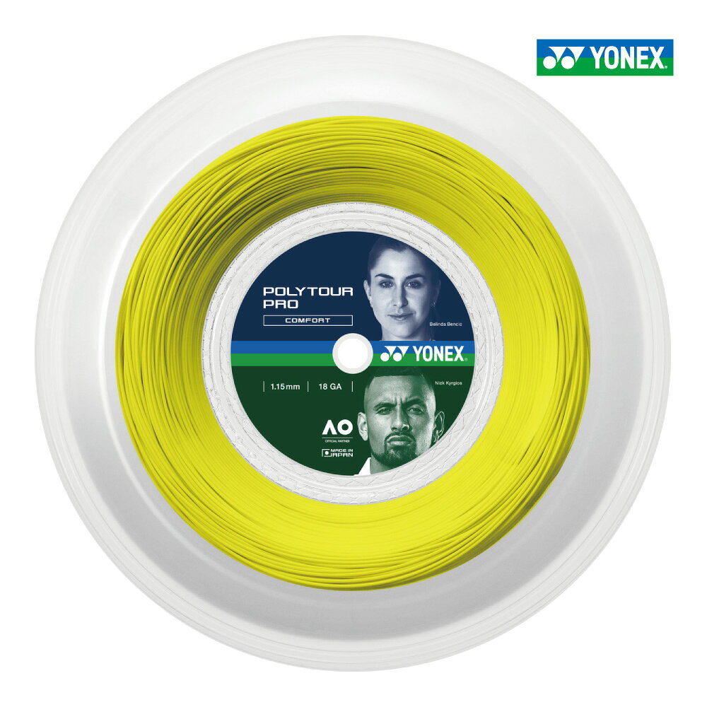 【商品名】POLYTOUR PRO(ポリツアープロ) 【品番】PTP115R2　PTP120R2　PTP125R2　PTP130R2 【タイプ】ポリエステルモノ 【長さ】200m 【ゲージ】1.15mm/1.20mm/1.25mm/1.30...