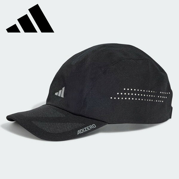 【商品名】 ランニング×adizero 軽量クライマクールキャップ 【ブランド】 adidas(アディダス) 【メーカー品番】 JD1160 【カラー】 Black / Reflective Silver 【サイズ】 OSFW(54-57c...