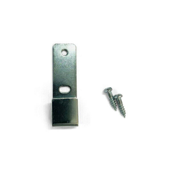 同梱可 消火器用壁掛け金具(3型〜10型)です。 ●サイズ H62×W18×D10.2mm ●材質 軟鋼板SPCC(防錆・耐食加工) ●丸木ねじ(2個) φ3.8×16mm ●対応機種 PEP-3 PEP-4 PEP-6 PEP-10N