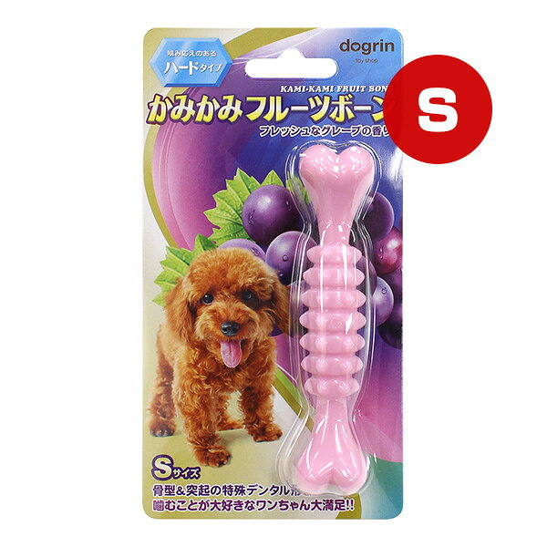 【同梱可】 噛み応えのあるハードタイプで、満足感のある噛み心地です。 楽しく遊びながら口内のお掃除や歯茎を刺激してマッサージ効果も得られます。 おいしそうな香りがたまらない、ワンちゃんが喜ぶフルーツフレーバーです。 ●材質 ナイロン ●サイ...