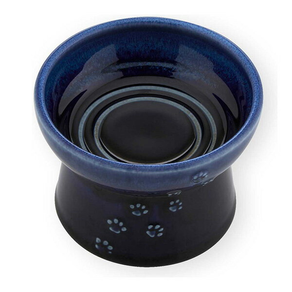 【同梱可】 転写紙を一切使わず、日本の水と土でだけで一点一点丁寧に作りました。 日本製ならではのシンプルで美しい釉薬の表現。 器にあしらわれた砂紋と、縁のかえしで猫の食べやすさを追求しました。 ●材質 磁器 ●サイズ 幅11×奥行11×高さ...