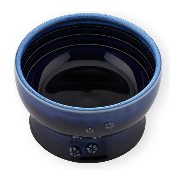 【同梱可】 転写紙を一切使わず、日本の水と土でだけで一点一点丁寧に作りました。 日本製ならではのシンプルで美しい釉薬の表現。 器にあしらわれた砂紋と、縁のかえしで猫の飲みやすさを追求しました。 ●材質 磁器 ●サイズ 幅13×奥行13×高さ...