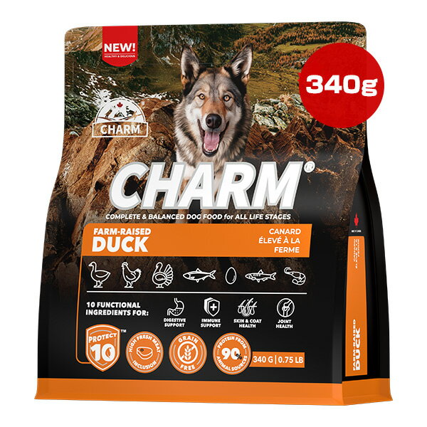 【同梱可】 新鮮鴨肉をはじめ、栄養と美味しさを追求し、肉と機能性原材料を豊富に使用したレシピを作りあげました。 ●原材料 新鮮鴨肉(20％)、鶏ミール(19％)、七面鳥ミール(9％)、鶏脂肪(ミックストコフェロールで保存)(9％)、ヒヨコ豆...