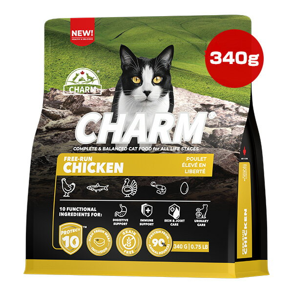 【同梱可】 新鮮鶏肉をはじめ、栄養と美味しさを追求し、肉と機能性原材料を豊富に使用したレシピを作りあげました。 ●原材料 新鮮鶏肉(20％)、鶏ミール(19％)、鶏脂肪(ミックストコフェロールで保存)(11％)、丸ごとグリーンピース、ゴマサ...