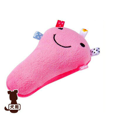 【同梱可】 ・リボンの「ぴろぴろ」をたくさんつけた布製の玩具 ・わんちゃんの興味を引くことまちがいなし！ ・超小型犬に最適なサイズ ・耳でも楽しめる笛付き ●サイズ：W75×D30×H130mm ●重量：約20g ●適応犬種：超小型犬　