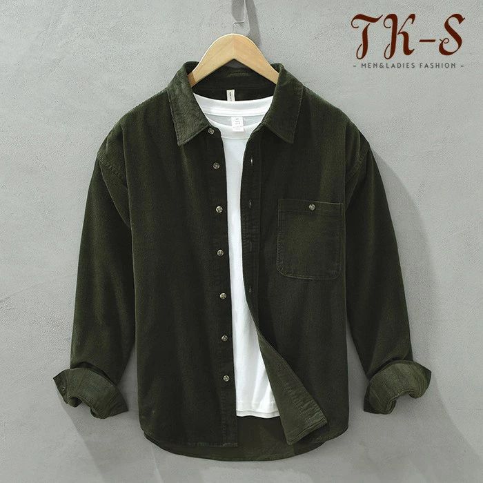 商品詳細 商品名 シャツ　23s-2133-shirt カラー グリーン、ブラック、カーキ サイズ 写真参考 素材 綿100％ 商品特徴 ■カジュアルコーデにもビジネスフォーマルコーデにも重宝するメンズ長袖シャツが登場しました！ ■ファショ...