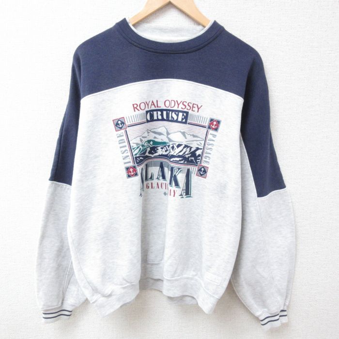 L★古着 長袖 スウェット メンズ 00年代 00s ハミルトン ツートンカラー 袖表起毛 クルーネック USA製 グレー他 霜降り &yen;&nbsp;2,900（税込） L★古着 長袖 スウェット メンズ 00年代 00s マイアミ ...