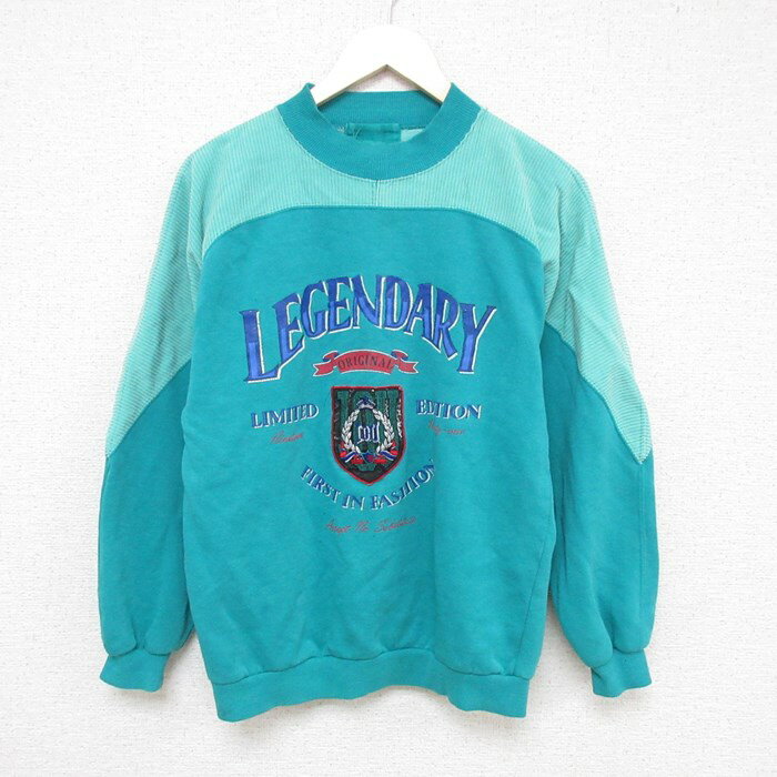 M★古着 IOU 長袖 スウェット メンズ 90年代 90s ビッグロゴ モックネック ハイネック 紫 &yen;&nbsp;2,400（税込） M★古着 SIGNAL 長袖 スウェット メンズ 90年代 90s ブドウ セントジュリアン ...