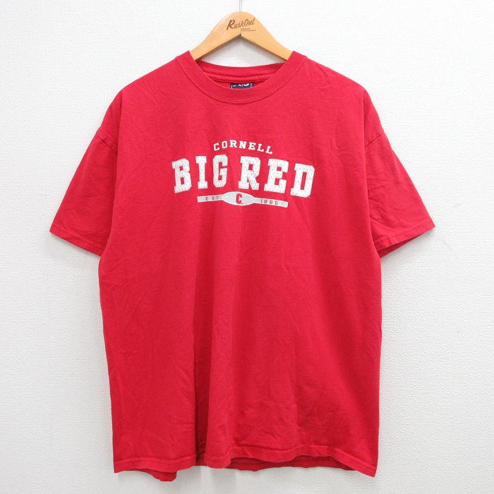 XL★古着 半袖 ビンテージ Tシャツ メンズ 00年代 00s 833 大きいサイズ コットン クルーネック USA製 赤 &yen;&nbsp;2,400（税込） XL★古着 半袖 ビンテージ Tシャツ メンズ 00年代 00s FOL...