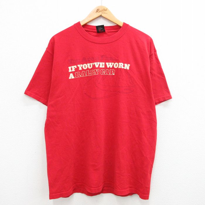 XL★古着 半袖 ビンテージ Tシャツ メンズ 90年代 90s マルチカラー USA製 クルーネック 赤 &yen;&nbsp;3,900（税込） XL★古着 フルーツオブザルーム 半袖 ビンテージ Tシャツ メンズ 90年代 90s 十...
