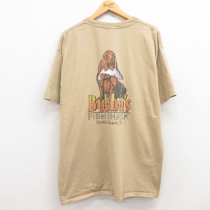 XL★古着 半袖 ビンテージ Tシャツ メンズ 00年代 00s 鳥 大きいサイズ コットン クルーネック ベージュ &yen;&nbsp;2,400（税込） XL★古着 半袖 ビンテージ Tシャツ メンズ 00年代 00s 魚 大きいサイ...