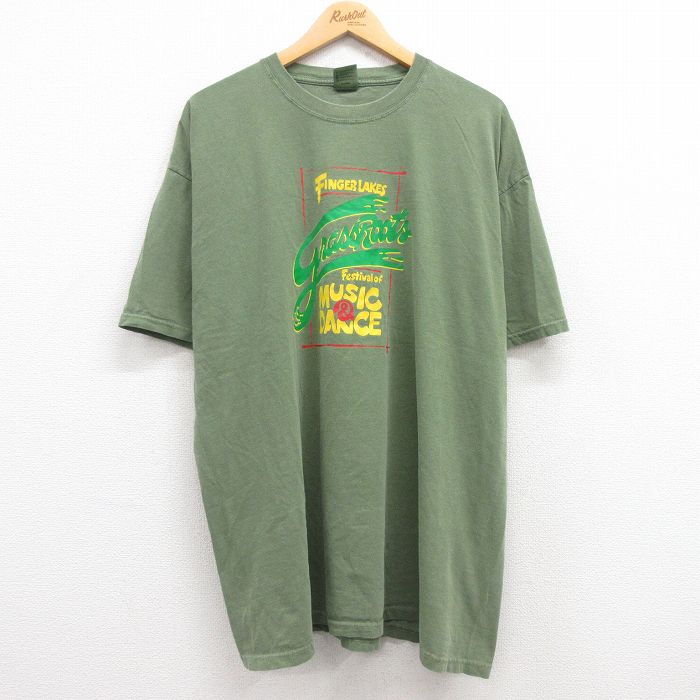 XL★古着 ピューリタン 半袖 ビンテージ Tシャツ メンズ 00年代 00s 大きいサイズ クルーネック 緑 &yen;&nbsp;3,900（税込） XL★古着 半袖 ビンテージ Tシャツ メンズ 00年代 00s HALL 大きいサイ...