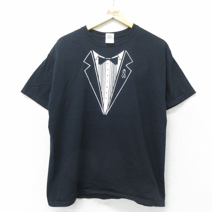 L★古着 半袖 ビンテージ Tシャツ メンズ 00年代 00s コットン クルーネック 黒 &yen;&nbsp;2,400（税込） L★古着 半袖 ビンテージ Tシャツ メンズ 00年代 00s コットン クルーネック 黒 &yen;&n...