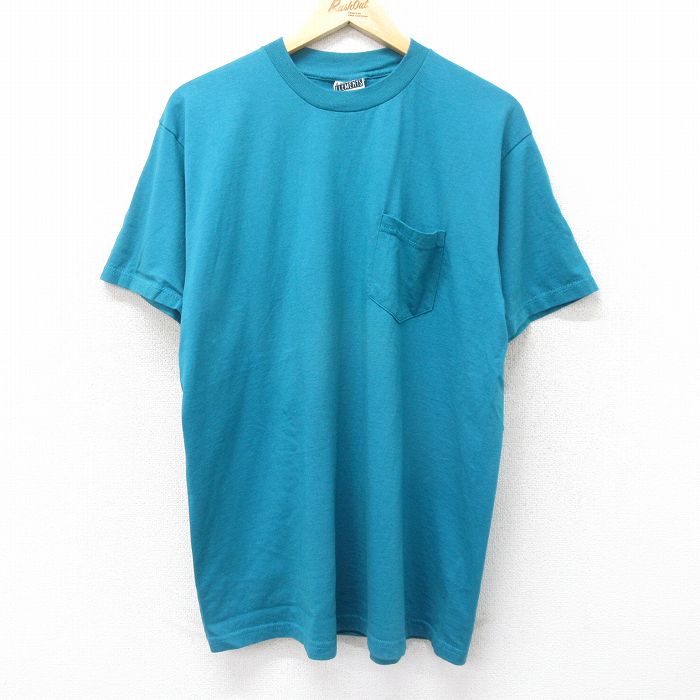 XL★古着 半袖 ビンテージ Tシャツ メンズ 90年代 90s 無地 胸ポケット付き コットン クルーネック USA製 オレンジ &yen;&nbsp;3,900（税込） XL★古着 JCペニー 半袖 ビンテージ Tシャツ メンズ 90年...