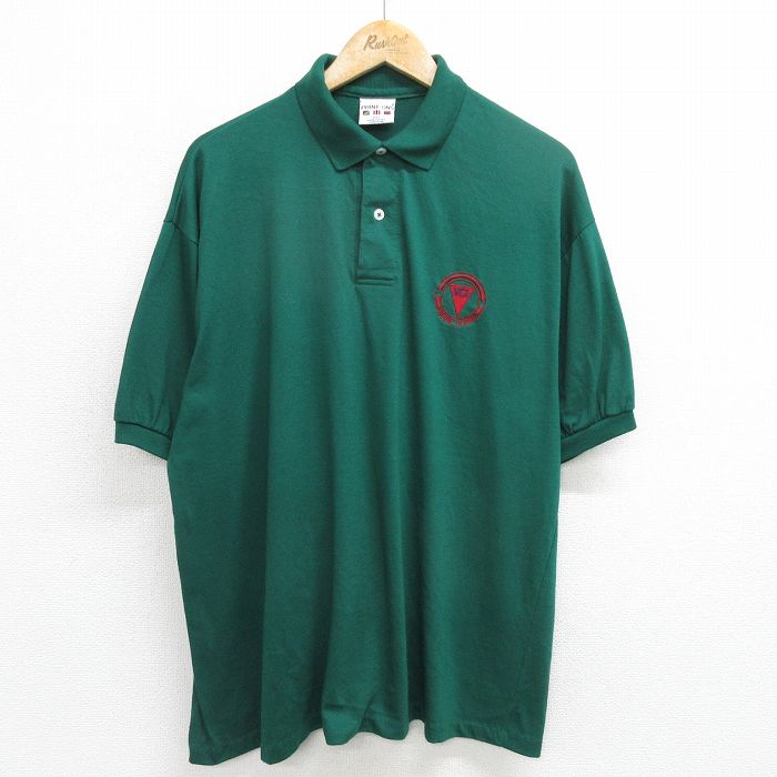 XL★古着 半袖 ポロ シャツ メンズ 90年代 90s 大きいサイズ 緑 &yen;&nbsp;2,400（税込） XL★古着 半袖 ポロ シャツ メンズ 90年代 90s ルーニーテューンズ バッグスバニー 大きいサイズ コットン 緑 ...