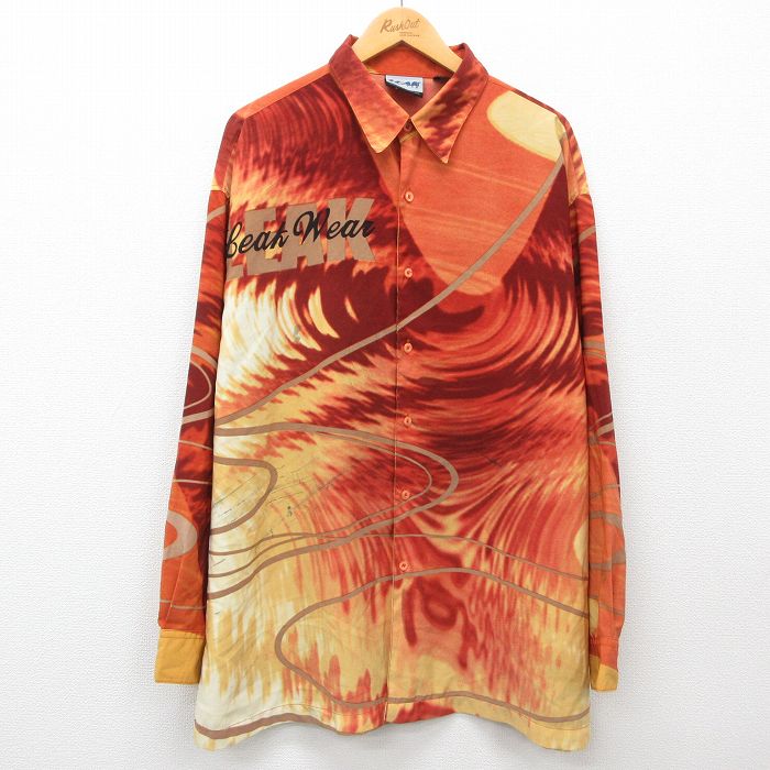 XL★古着 Wear Guard 長袖 シャツ メンズ 00年代 00s Hoffman 大きいサイズ ロング丈 ボタンダウン 緑 チェック &yen;&nbsp;2,900（税込） XL★古着 長袖 シャツ メンズ 00年代 00s 大き...