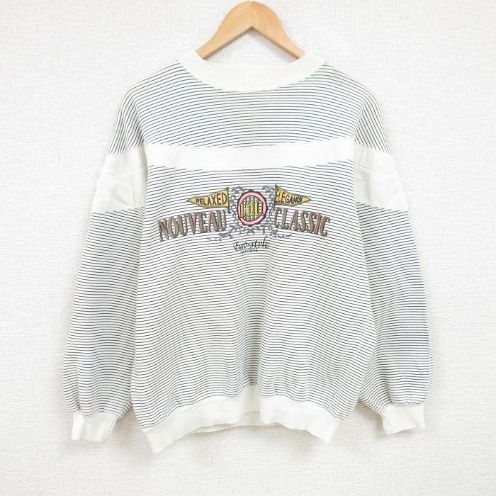 XL★古着 長袖 スウェット メンズ 00年代 00s ツートンカラー ラグラン クルーネック 緑他 &yen;&nbsp;3,900（税込） XL★古着 長袖 スウェット パーカー メンズ 00年代 00s MALDEN ツートンカラー ...