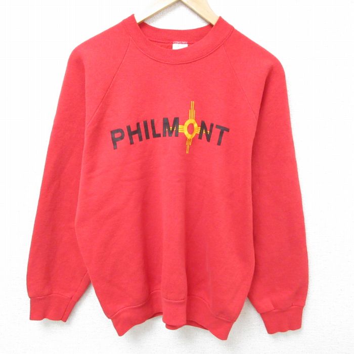 M★古着 フルーツオブザルーム 長袖 スウェット メンズ 90年代 90s LETS ラグラン クルーネック USA製 白 &yen;&nbsp;2,400（税込） M★古着 フルーツオブザルーム 長袖 スウェット メンズ 90年代 90s...