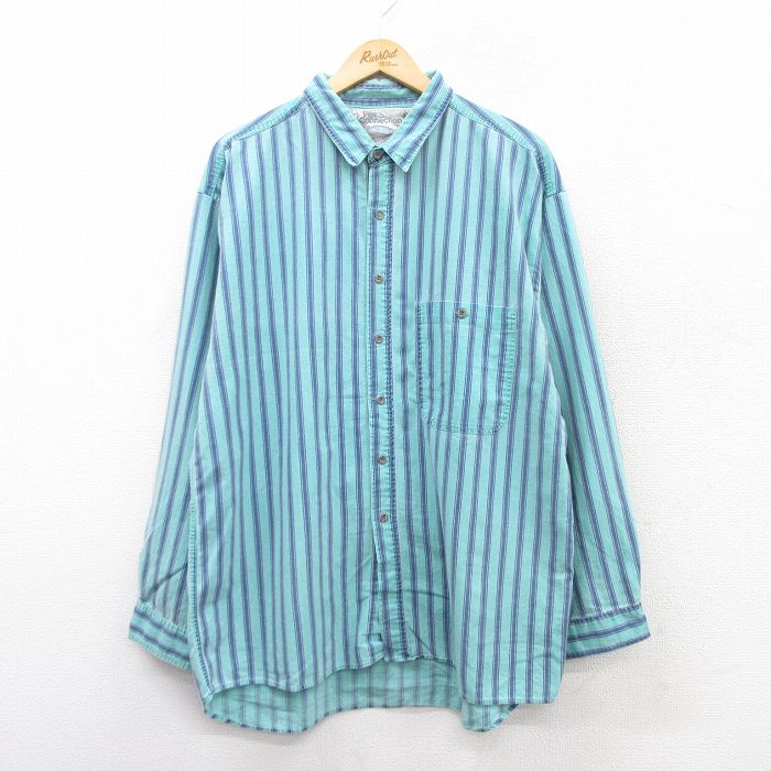 XL★古着 ジェイクルー 長袖 シャツ メンズ 00年代 00s コットン ベージュ系他 ストライプ &yen;&nbsp;3,900（税込） XL★古着 長袖 シャツ メンズ 00年代 00s コットン ボタンダウン 赤紫他 ストライプ ...