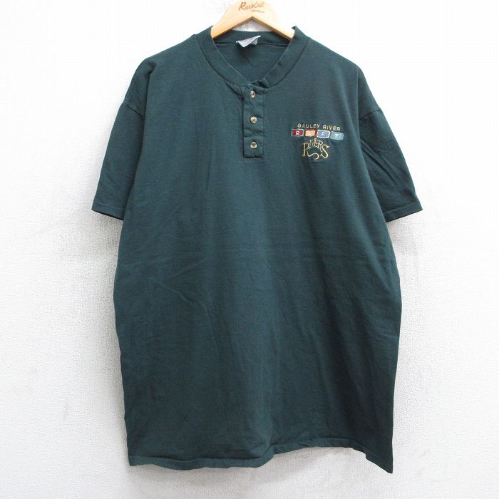 XL★古着 半袖 ビンテージ Tシャツ メンズ 90年代 90s 無地 大きいサイズ ロング丈 コットン クルーネック USA製 緑 &yen;&nbsp;3,900（税込） XL★古着 オニータ ONEITA 半袖 ビンテージ Tシャツ ...