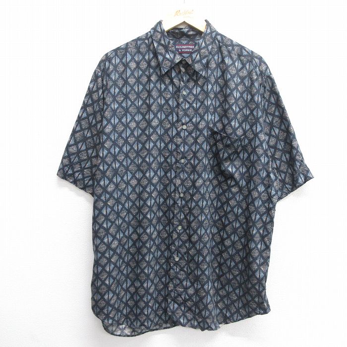 XL★古着 半袖 シャツ メンズ 00年代 00s 総柄 レーヨン 黒他 &yen;&nbsp;3,900（税込） XL★古着 半袖 シャツ メンズ 00年代 00s 総柄 レーヨン 黒他 &yen;&nbsp;3,900（税込） XL★古...