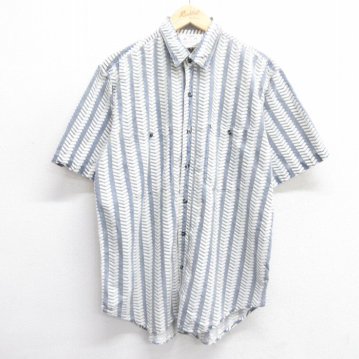 L★古着 半袖 シャツ メンズ 90年代 90s 総柄 コットン 白他 &yen;&nbsp;3,900（税込） L★古着 半袖 シャツ メンズ 総柄 コットン ノーカラー 白他 &yen;&nbsp;2,900（税込） L★古着 半袖 シ...