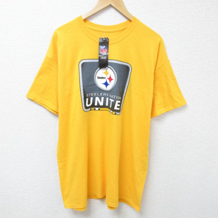 XL★古着 半袖 Tシャツ メンズ NFL ピッツバーグスティーラーズ コットン クルーネック 白 アメフト スーパーボウル &yen;&nbsp;2,900（税込） XL★古着 半袖 Tシャツ メンズ NFL ピッツバーグスティーラーズ ...