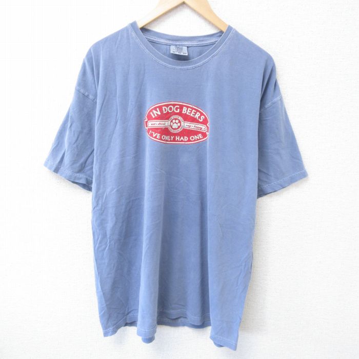 XL★古着 半袖 Tシャツ メンズ 39.6398 大きいサイズ コットン クルーネック 薄紺 &yen;&nbsp;2,900（税込） XL★古着 半袖 Tシャツ メンズ スカル 大きいサイズ コットン クルーネック 薄紺 &yen;&n...