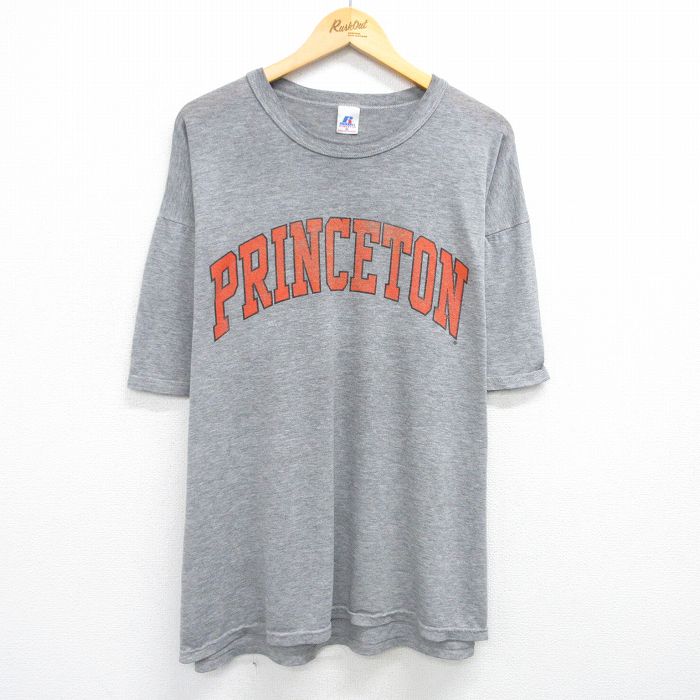 XL★古着 ラッセル 半袖 ビンテージ Tシャツ メンズ 00年代 00s 重量挙げ 大きいサイズ クルーネック グレー 霜降り &yen;&nbsp;3,900（税込） XL★古着 ラッセル 半袖 ビンテージ Tシャツ メンズ 00年代 ...