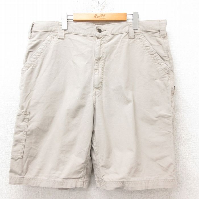 W41★古着 ディッキーズ ショート カーゴ パンツ ショーツ メンズ ダック地 大きいサイズ コットン 濃緑 &yen;&nbsp;3,900（税込） W43★古着 カーハート ショート ペインター パンツ ショーツ メンズ ダック地 大...