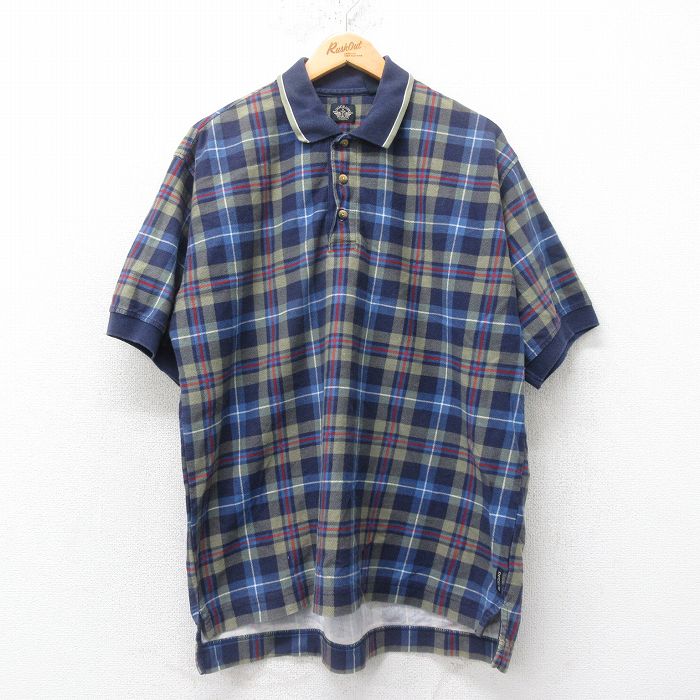 XL★古着 ラルフローレン 半袖 ブランド ポロ シャツ メンズ 90年代 90s ワンポイントロゴ 鹿の子 大きいサイズ コットン 紺他 &yen;&nbsp;3,900（税込） XL★古着 ラルフローレン 半袖 ブランド ポロ シャツ ...