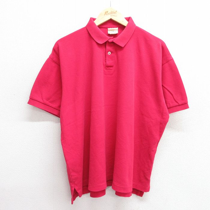 XL★古着 エルエルビーン 半袖 ブランド ポロ シャツ メンズ 90年代 90s 鹿の子 大きいサイズ コットン 緑系 &yen;&nbsp;3,900（税込） XL★古着 エルエルビーン 半袖 ブランド ポロ シャツ メンズ 鹿の子 大...