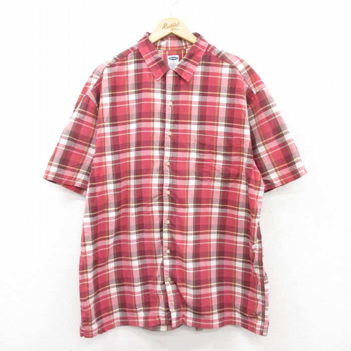 XL★古着 オールドネイビー OLD NAVY 半袖 シャツ メンズ 大きいサイズ コットン 薄紺他 チェック &yen;&nbsp;2,900（税込） XL★古着 オールドネイビー OLD NAVY 半袖 シャツ メンズ コットン 黄他 ...